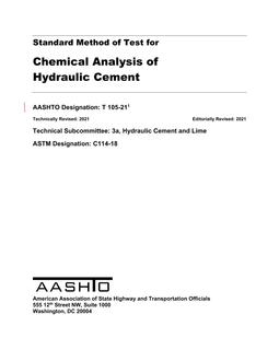 Download AASHTO T 105 In PDF - International Technical & Specifications ...