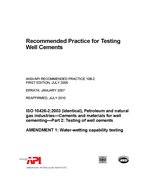 Download API RP 10B-2 (R2010) In PDF - International Technical ...