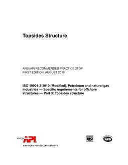 Download API RP 2TOP In PDF - International Technical & Specifications ...