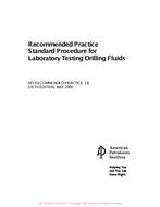 Download API RP 13I In PDF - International Technical & Specifications Codes