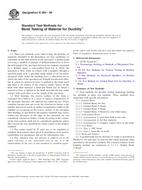 Download ASTM E290-09 In PDF - International Technical & Specifications ...