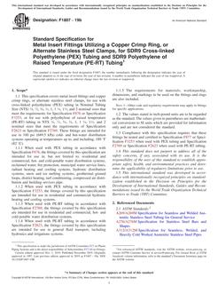 Download ASTM F1807 In PDF - International Technical & Specifications Codes