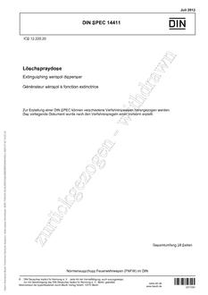 Download DIN SPEC 14411 In PDF - International Technical & Specifications Codes