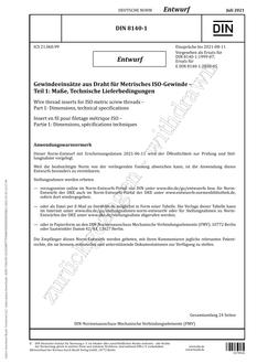Download DIN 8140-1 - DRAFT In PDF - International Technical ...