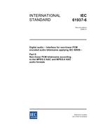 Download IEC 61937-6 Ed. 2.0 en:2006 In PDF - International Technical & Specifications Codes