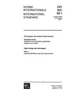 Download IEC 60060-1 Ed. 2.0 b:1989 In PDF - International Technical & Specifications Codes