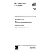 Download IEC 60904-9 Ed. 1.0 en:1995 In PDF - International Technical ...