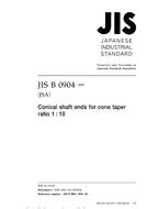 Download JIS B 0904 In PDF - International Technical & Specifications Codes