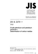 Download JIS K 2270 In PDF - International Technical & Specifications Codes