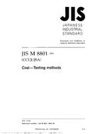 Download JIS M 8801 In PDF - International Technical & Specifications Codes