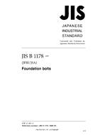 JIS B 1178 - International Technical & Specifications Codes