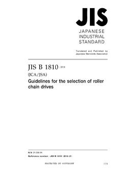 Download JIS B 1810 In PDF - International Technical & Specifications Codes