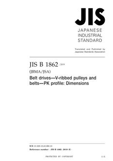 Download JIS B 1862 In PDF - International Technical & Specifications Codes