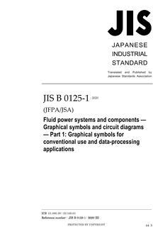 Download JIS B 0125-1 In PDF - International Technical & Specifications ...