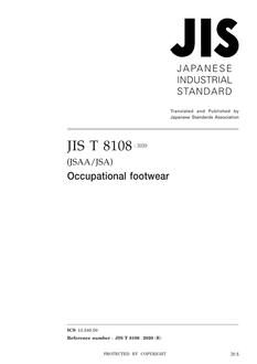 Download JIS T 8108 In PDF - International Technical & Specifications Codes